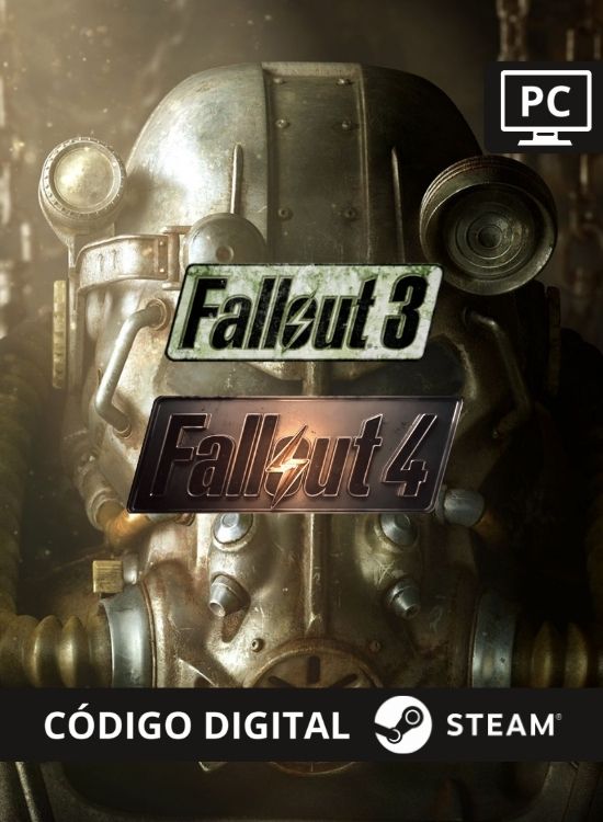 Fallout 3 GOTY + Fallout 4 Steam Código de Resgate digital - CardLândia