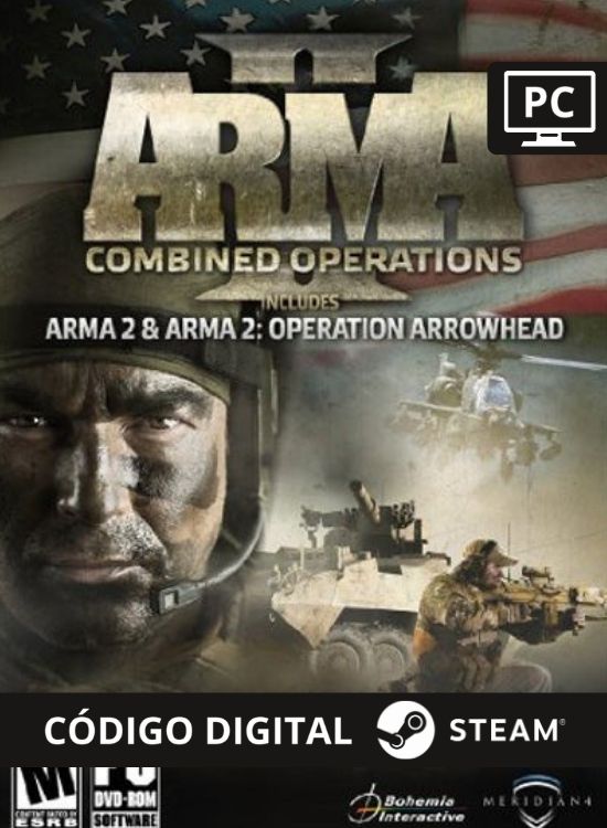 Arma II: Combined Operations Steam Código de Resgate digital - CardLândia