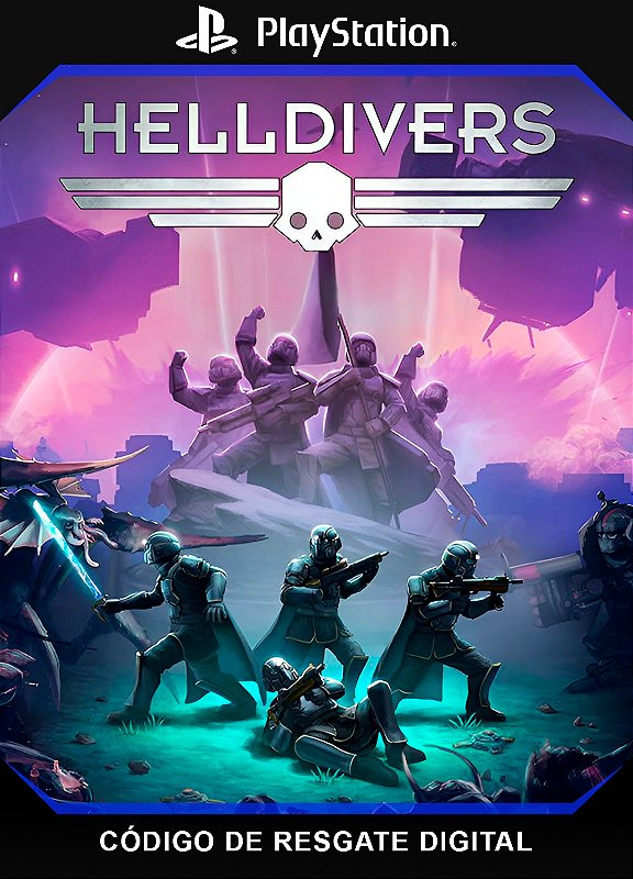 HELLDIVERS - PS5 Código de Resgate digital - CardLândia