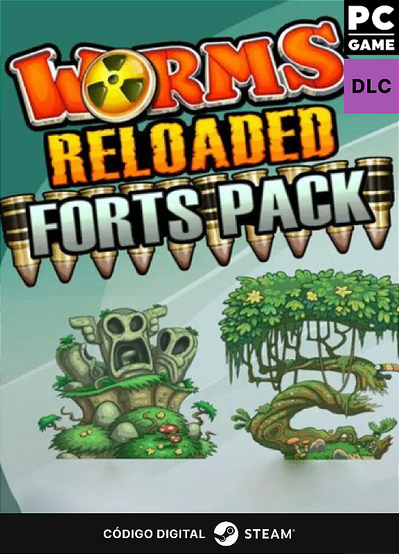 Worms Reloaded - Forts Pack DLC - Steam PC Código Digital - CardLândia