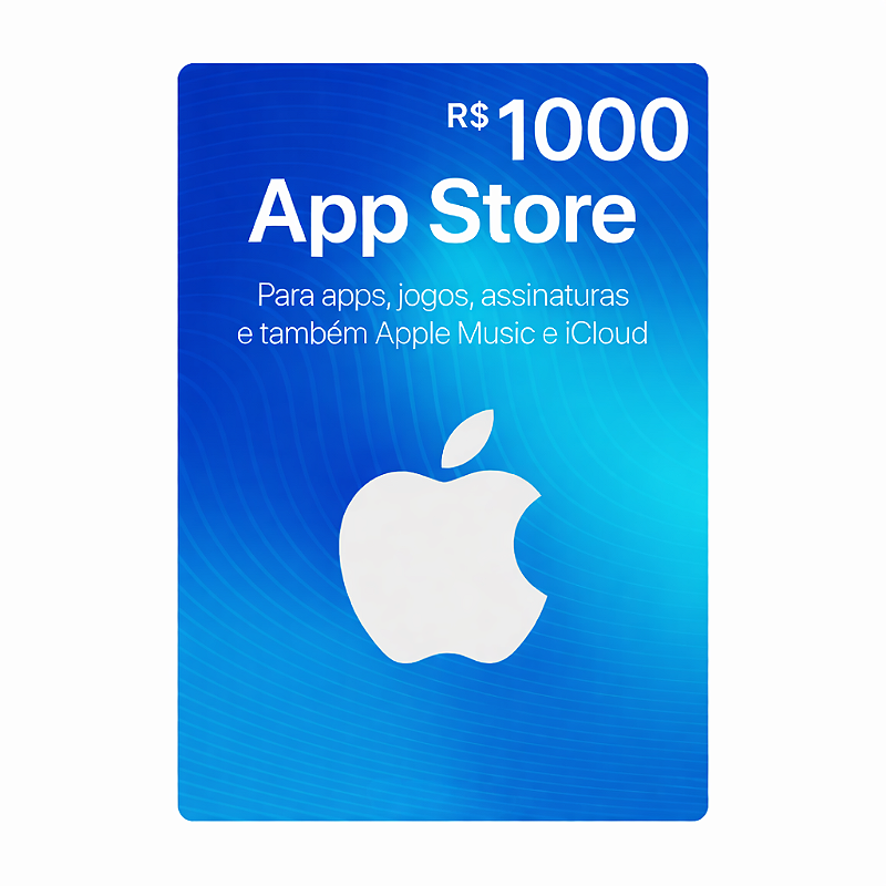 Comprar App Store Gift Card Online R$ 1000 – Entrega Imediata - CardLândia