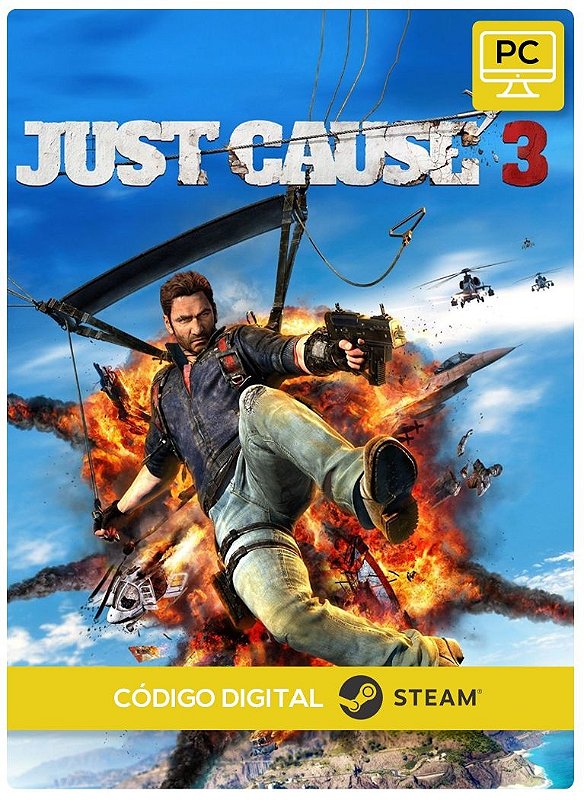 Just Cause 3 Pc Steam Código De Resgate Digital - CardLândia