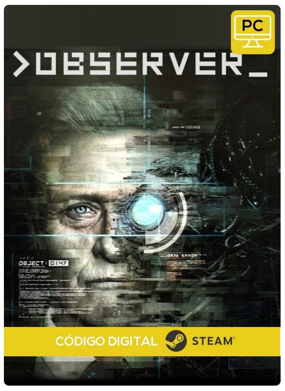 >observer Steam CD Key Pc Steam Código De Resgate Digital - CardLândia