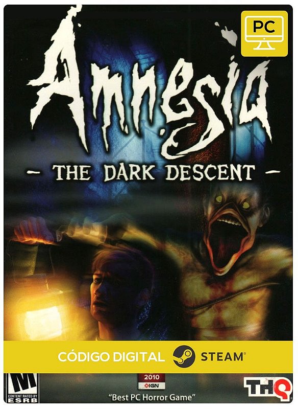 Amnesia: The Dark Descent Steam Código De Resgate Digital - CardLândia