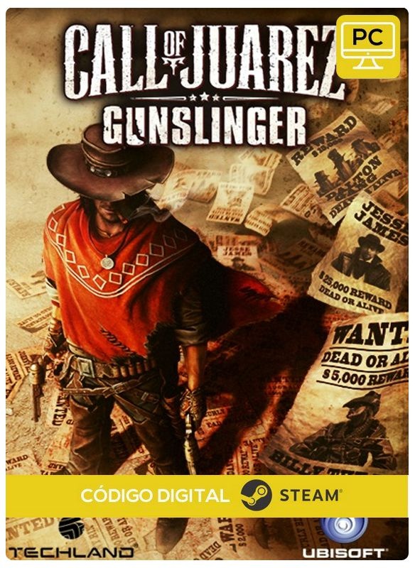 Call of Juarez Gunslinger PC Steam Código de Resgate digital - CardLândia