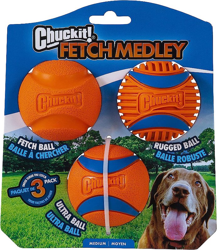 Brinquedo para Cães Chuckit Fetch Medley - Mercado Animal Pet Shop ...