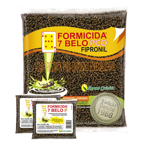 Formicida 7 Belo F - 10 unidades x 50g - Server Quimica - Fim das ...