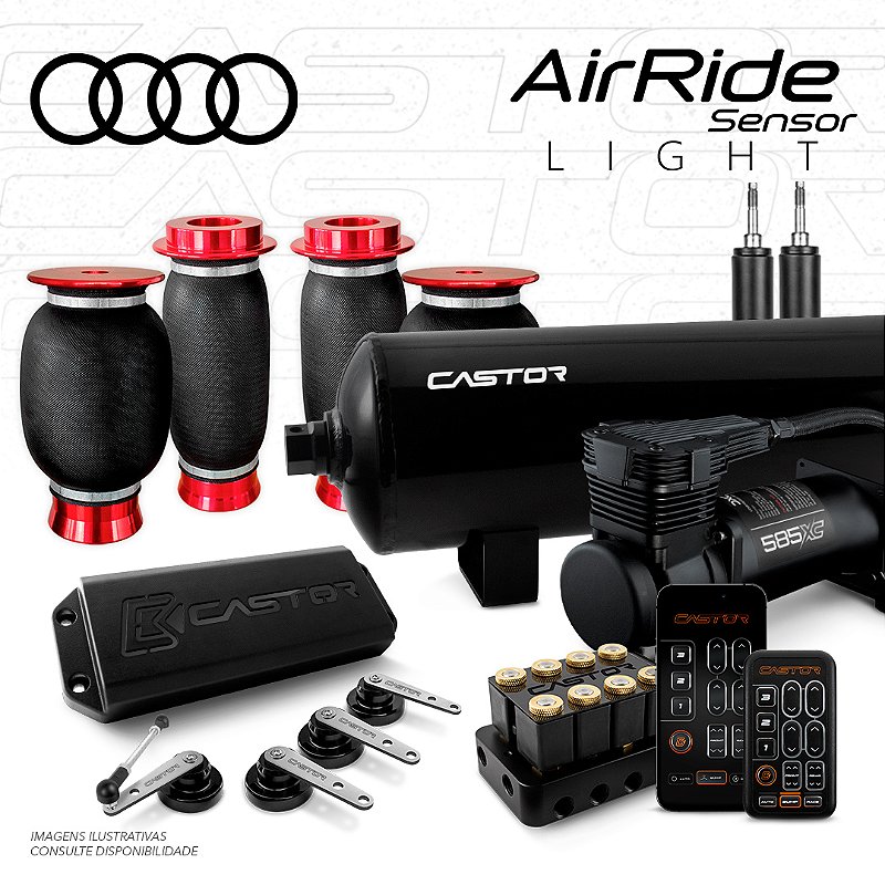 KIT 6 / AirRide Sensor Light - 10mm | Audi - Castor Suspensões Ar ...
