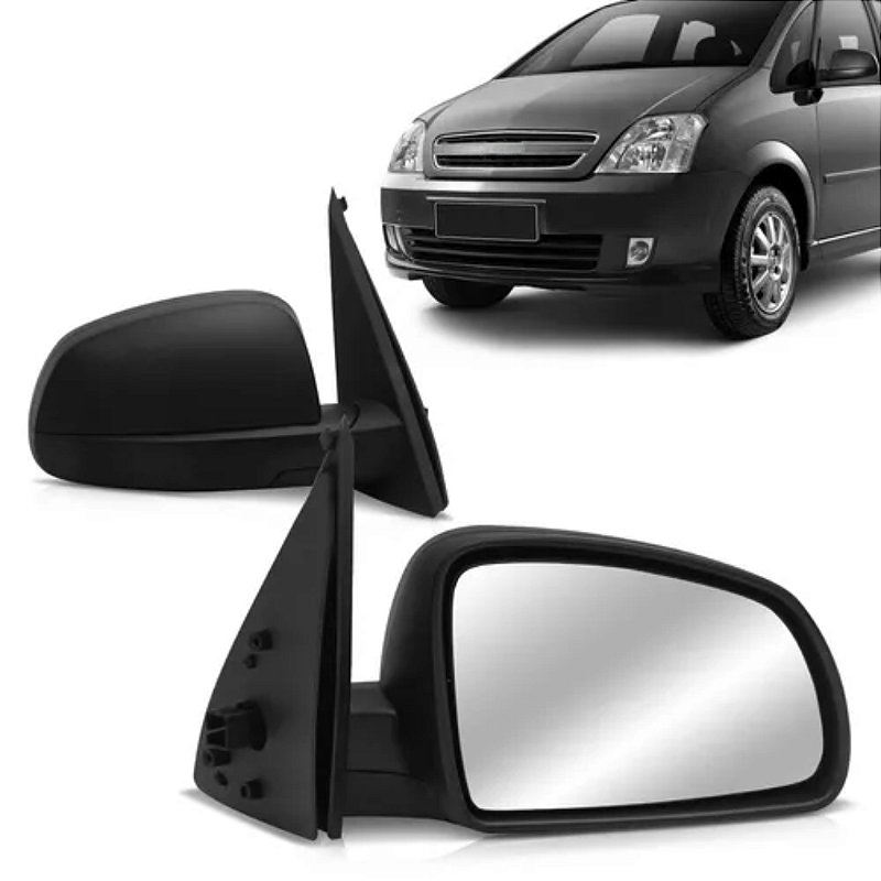 Retrovisor externo chevrolet meriva 2002 a 2012 com controle eletrico lado direito cod 0747600 ...
