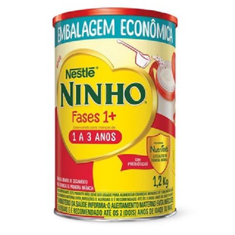 FÓRMULA INFANTIL NINHO FASES 1+ 1,2Kg - NESTLÊ - Divina Nutrição Enteral