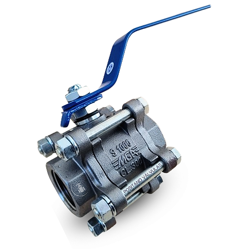 Válvula de Esfera Tripartida S1000 A/C 2.1/2" BSP Cl 304 - Aços ...