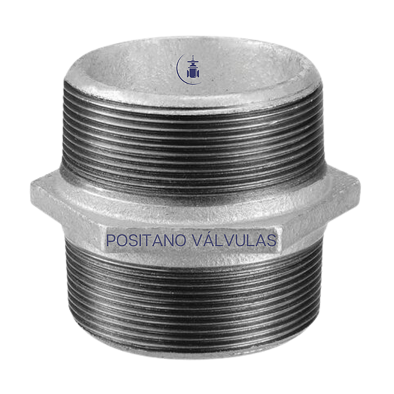 Niple duplo Galvanizado TUPY-280 BSP 1.1/2" - Aços Positano ...