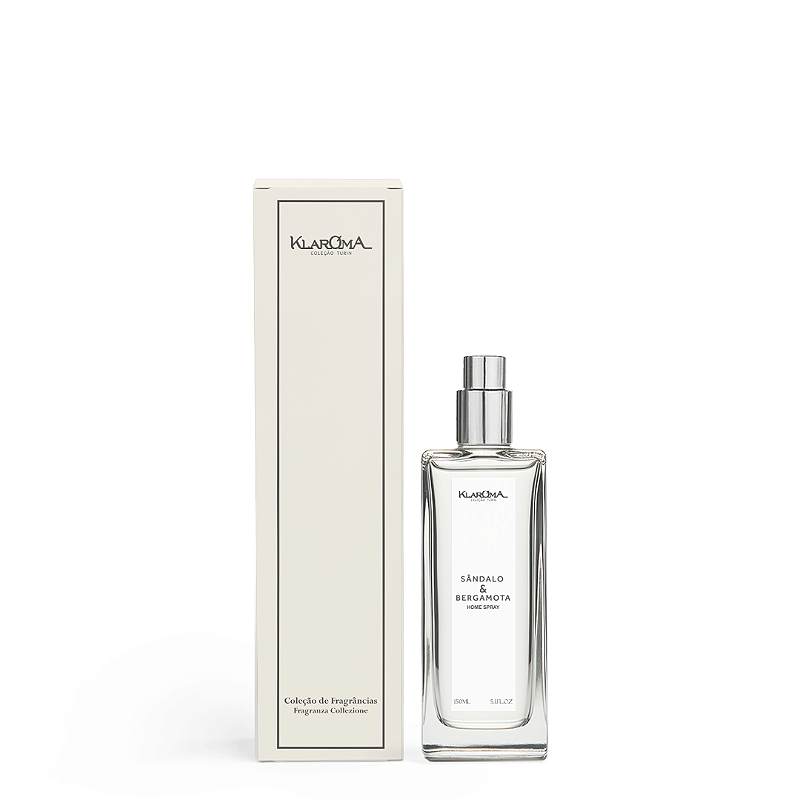 Home Perfume Spray Sândalo & Bergamota Turin 150 ml - KLAROMA STORE