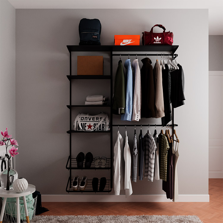 Closet Modular 1,50m - Mod 01 MDF - EcommiX - Soluções Modulares
