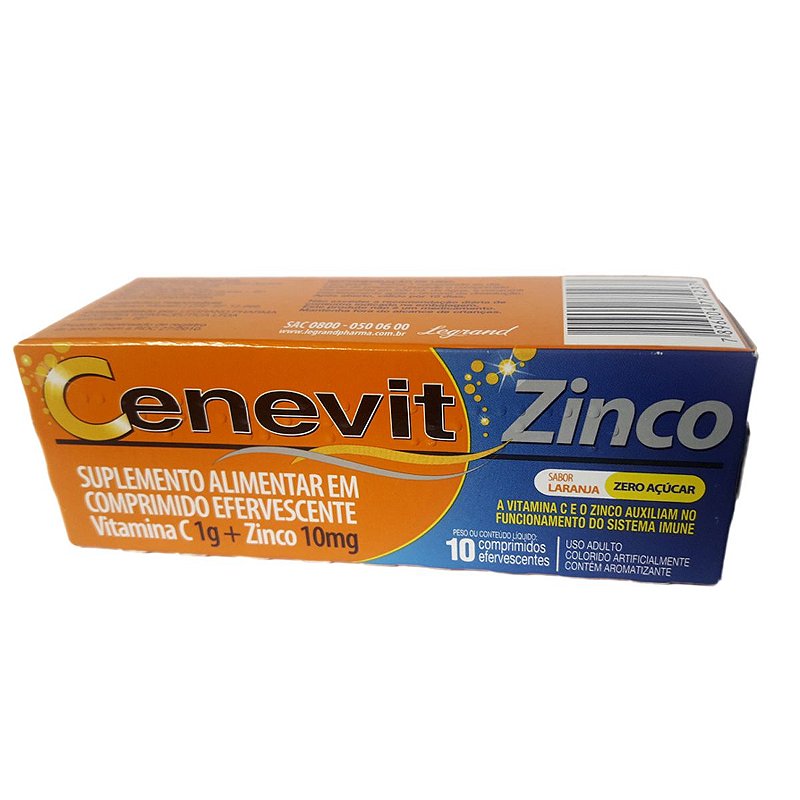 Vitamina c - CENEVIT ZINCO - FarmaViver - Farmácia Online 24 horas