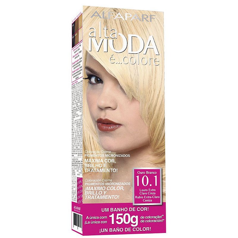 Tintura Alta Moda 10.1 Louro Extra Claro 150g - FarmaViver - Farmácia ...