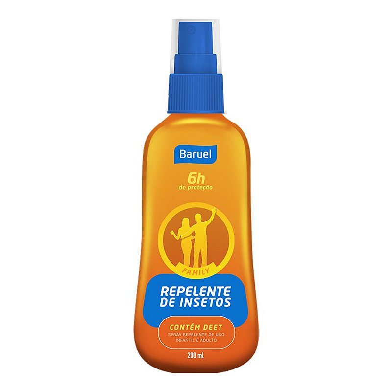 Repelente Spray Deet Baruel Family 200ml - FarmaViver