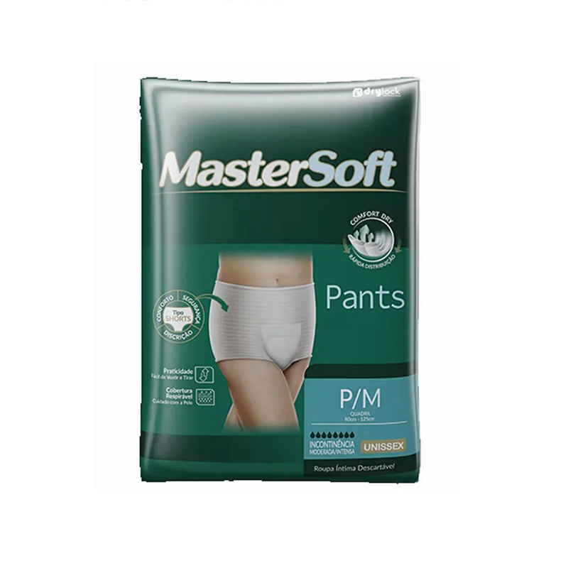FRALDA GERIATRICA MASTERSOFT PANTS P/M 8UNIDADES - FarmaViver ...