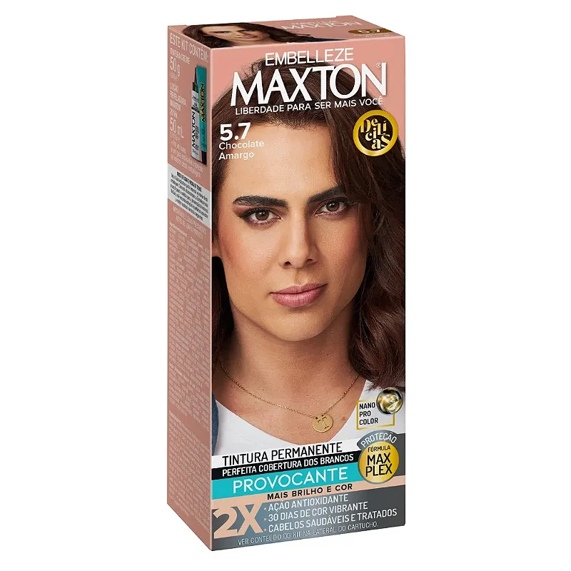TINTURA MAXTON 5.7 CHOCOLATE AMARGO (ESPECIAL) - FarmaViver - Farmácia ...