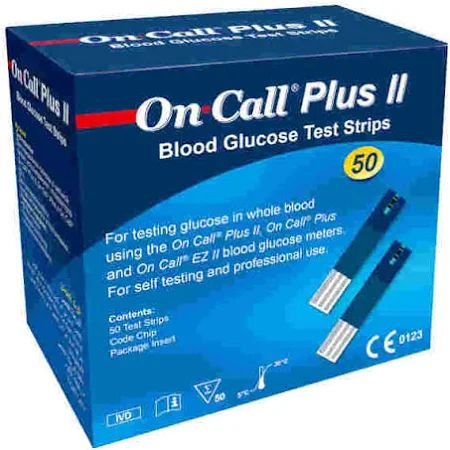 TIRAS TESTE ON CALL PLUS II 50UN MEDLEVENSOHN - FarmaViver - Farmácia ...