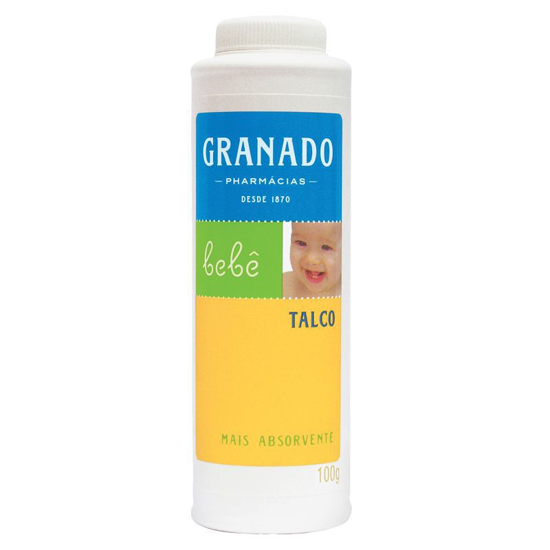 Talco Bebe Granado 100gr - FarmaViver - Farmácia Online 24 horas