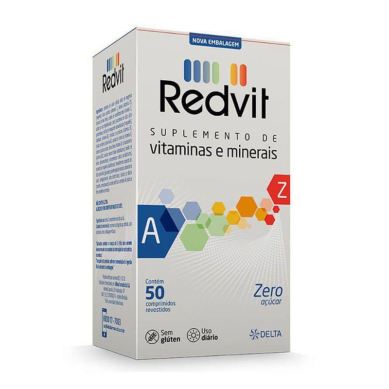REDVIT 50CPR DELTA - FarmaViver - Farmácia Online 24 horas