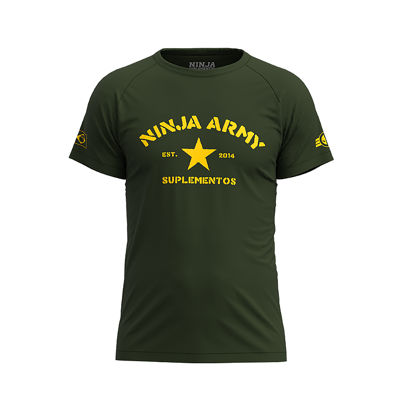 CAMISETA NINJA ARMY - Ninja Suplementos Curitiba - Loja Física e Virtual