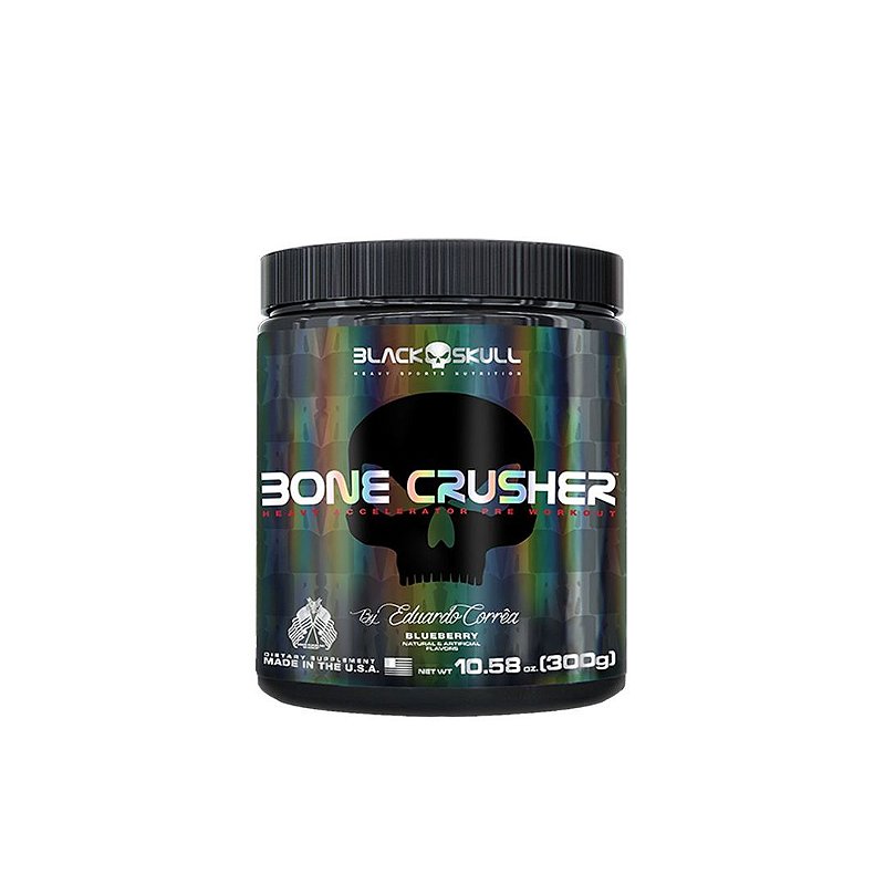 BONE CRUSHER BLACK SKULL - 300G - Ninja Suplementos Curitiba - Loja ...