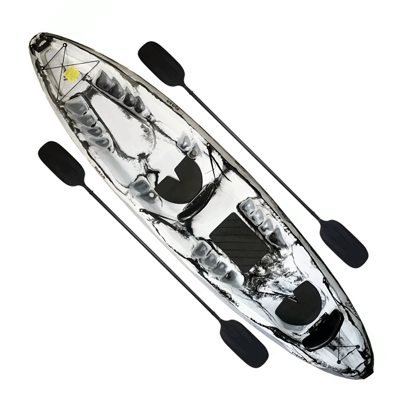 Caiaque de Pesca Duplo RAIA A Remo - Caiaker - SCPesca