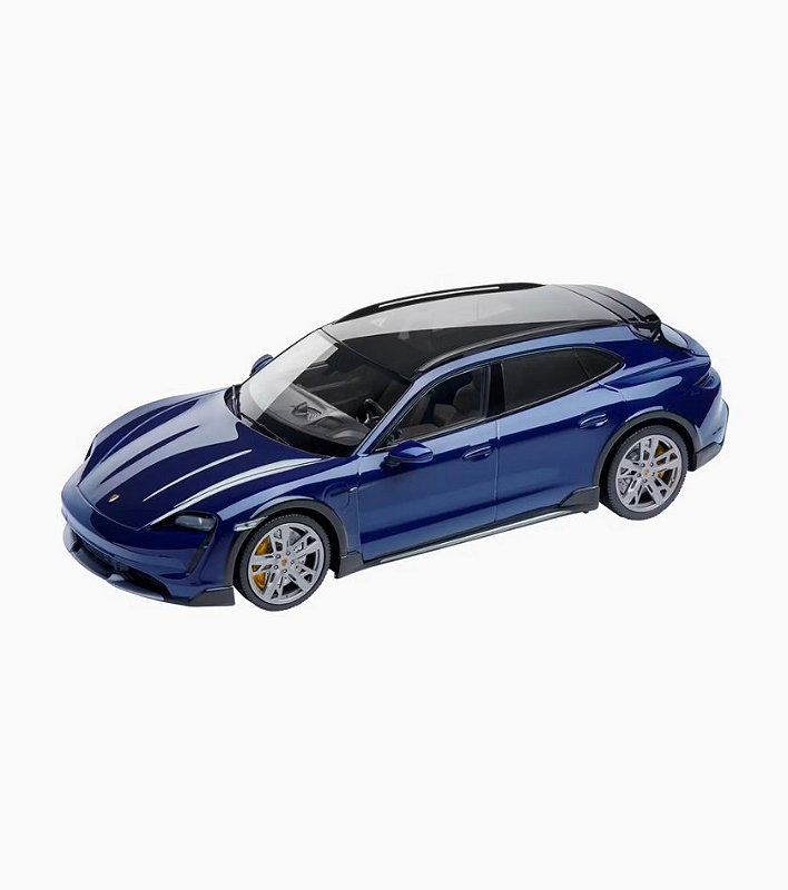 Porsche Taycan Turbo S Cross Azul Metálico - Carro Elétrico de Luxo ...