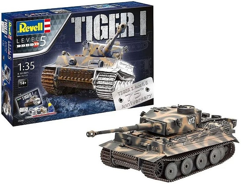 Gift-Set Tiger I Ausf.E - 75th Anniversary - 1/35 - Revell 05790 - BLIMPS