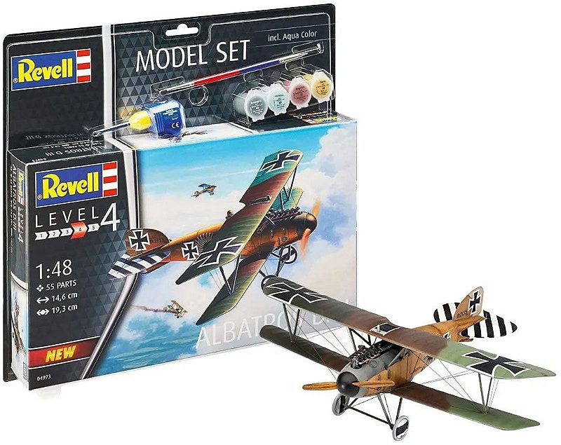 Model Set Albatros D.III - 1/48 - Revell 64973 - BLIMPS