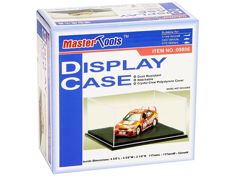 Display Case 11,7 x 11,7 x 5,2 cm - Master Tools 09806 - BLIMPS