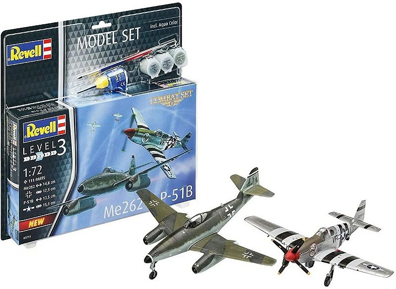 Model Set Combat Set Me262 & P-51B - 1/72 - Revell 63711 - BLIMPS