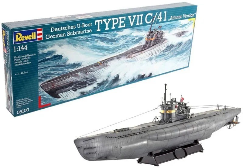 Submarino Alemão Type VII C/41 - 1/144 - Revell 05100 - BLIMPS