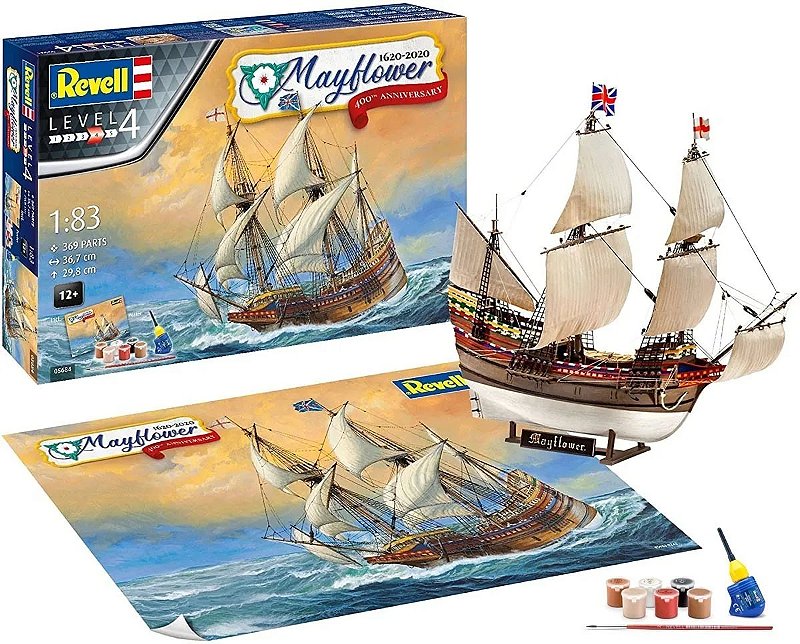 Gift Set Mayflower - 400th Anniversary - 1/83 - Revell 05684 - BLIMPS