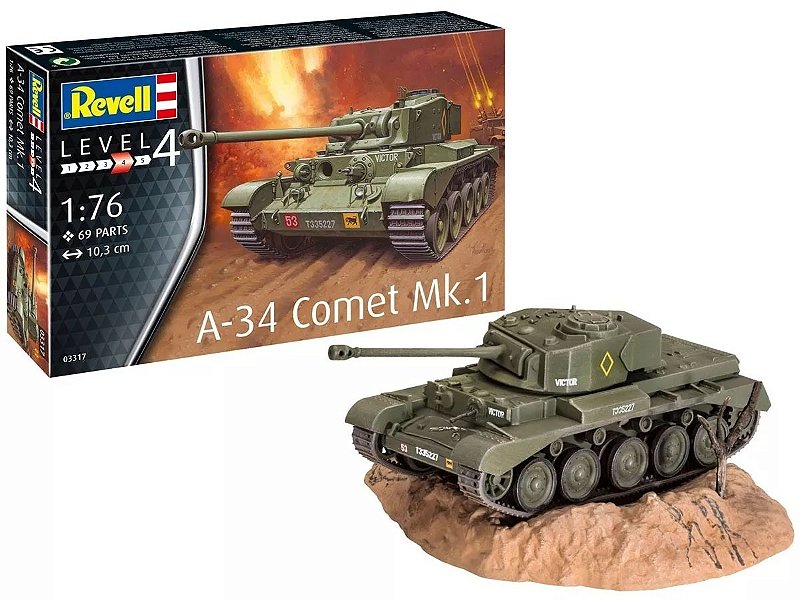 A-34 Comet Mk.1 - 1/76 - Revell 03317 - BLIMPS