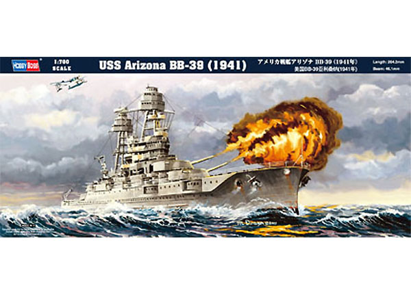 USS Arizona BB-39 (1941) - 1/700 - HobbyBoss 83401 - BLIMPS