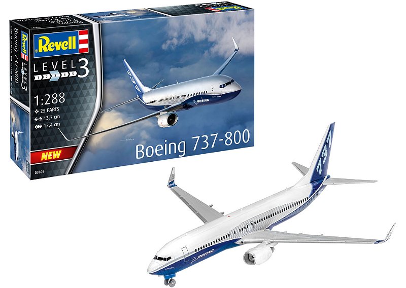 Boeing 737-800 - 1/288 - Revell 03809 - BLIMPS
