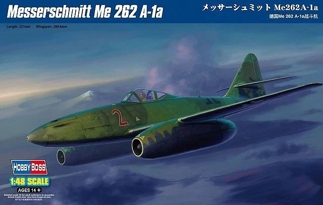 Messerschmitt Me 262 A-1a - 1/48 - HobbyBoss 80369 - BLIMPS