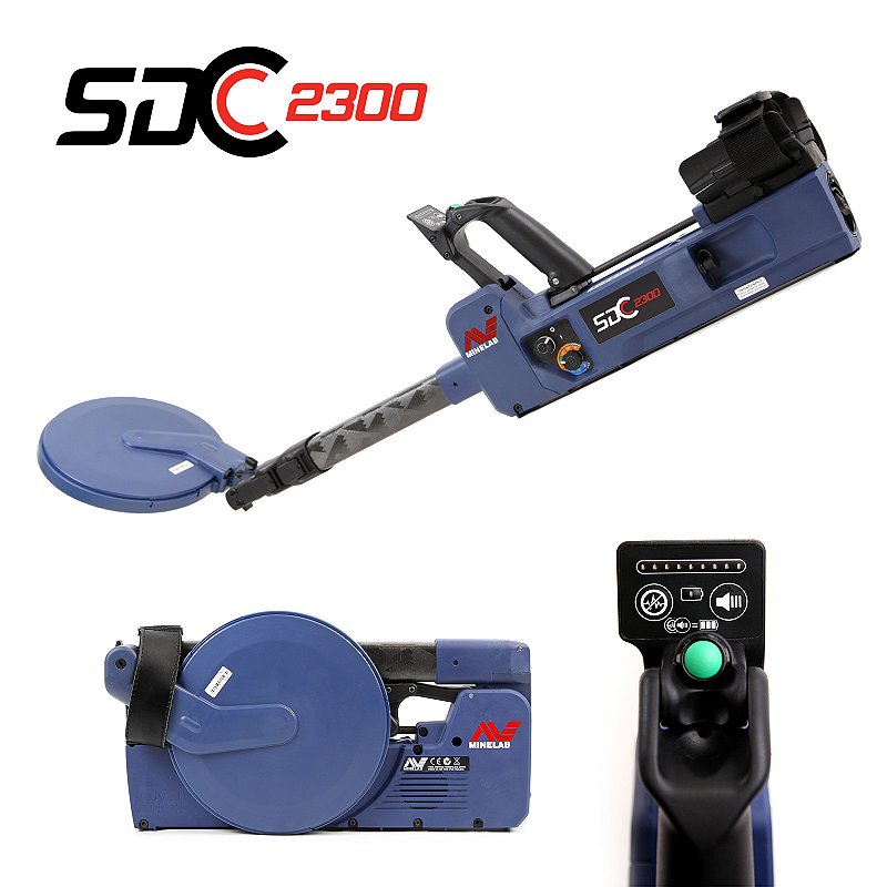 Detector de Metal Portátil - SDC 2300 Minelab - Metal Gold