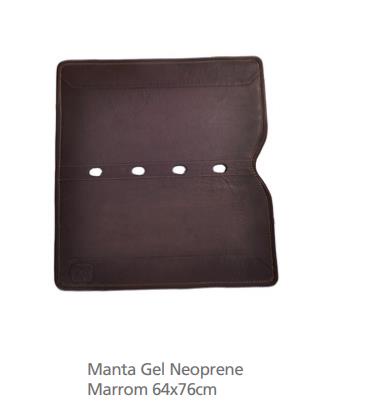 Manta Gel Neoprene Marrom 64x76cm 1932 - Regalo Campeiro - Agro Shop Chuí