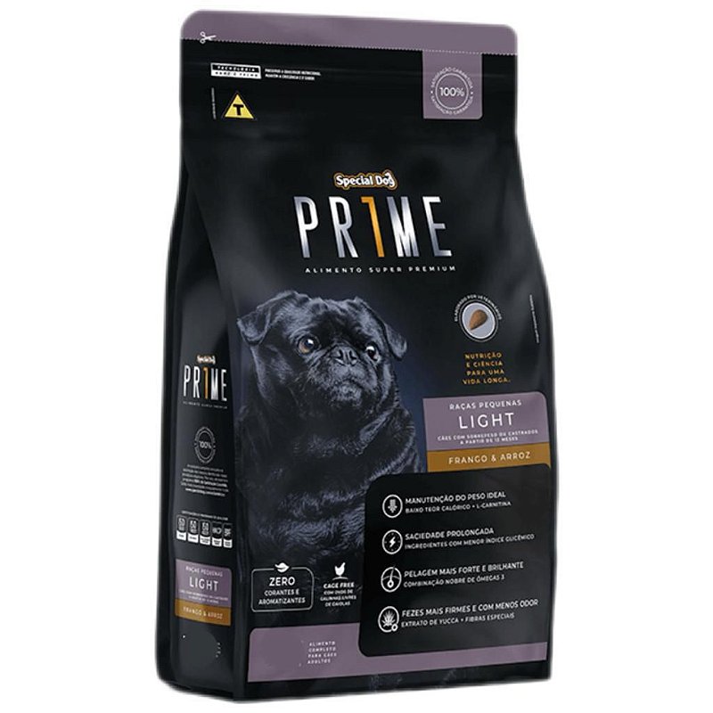 Racao Special Prime Dog Ad R.P Light 1kg - Agro Shop Chuí