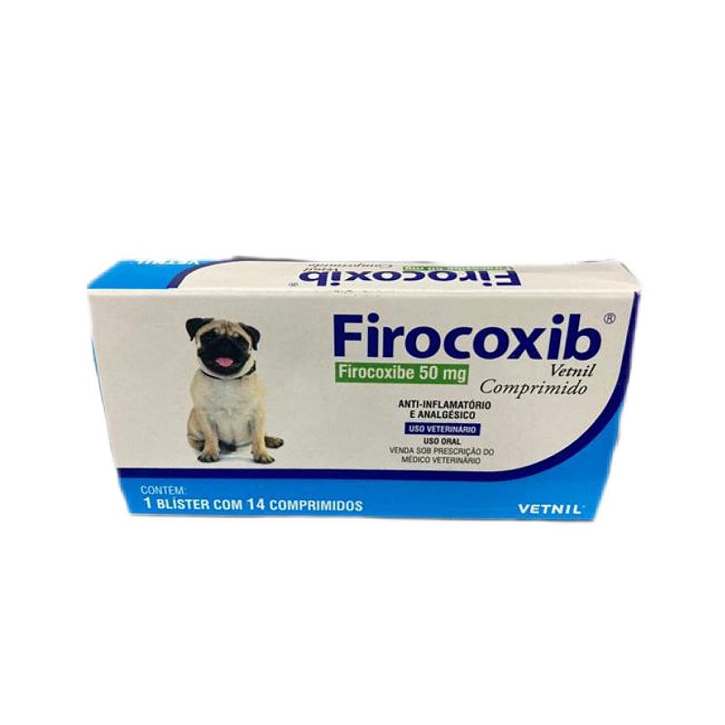 Firocoxib Comprimido 50mg - Vetnil - Agro Shop Chuí
