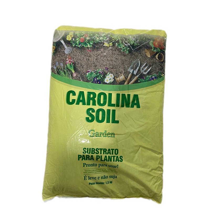 Terra Substrato Carolina Garden 1,5kg - Agro Shop Chuí