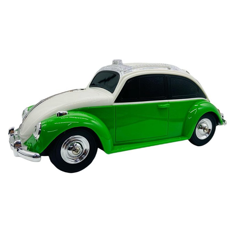 Caixa de Som Bluetooth Modelo Fusca Verde - Importados NAVI Atacado