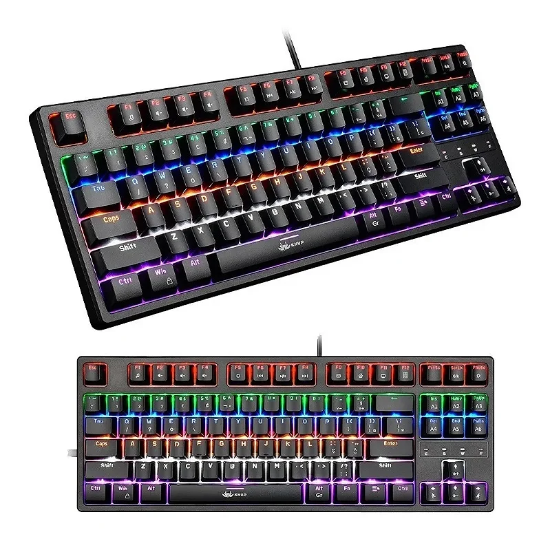 Teclado Multimídia Gamer Com Fio Computador e Notebook Knup TE-107 ...