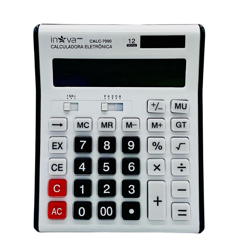 Calculadora Eletrônica 12 Dígitos Inova CALC-7090 - Importados NAVI Atacado