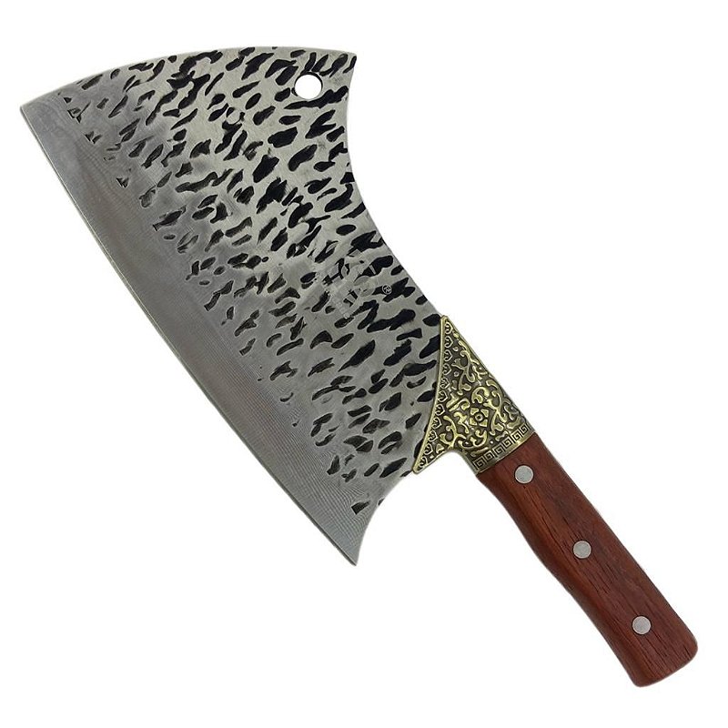 Cutelo Lâmina Rústica Artesanal Em Aço Cabo Madeira - Importados NAVI ...
