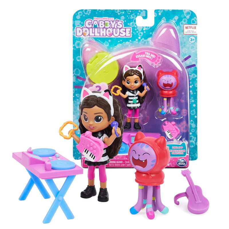 Gabby's Dollhouse Pack Cat-Tivity Karaokê 3072 Sunny - Prime Utilidades